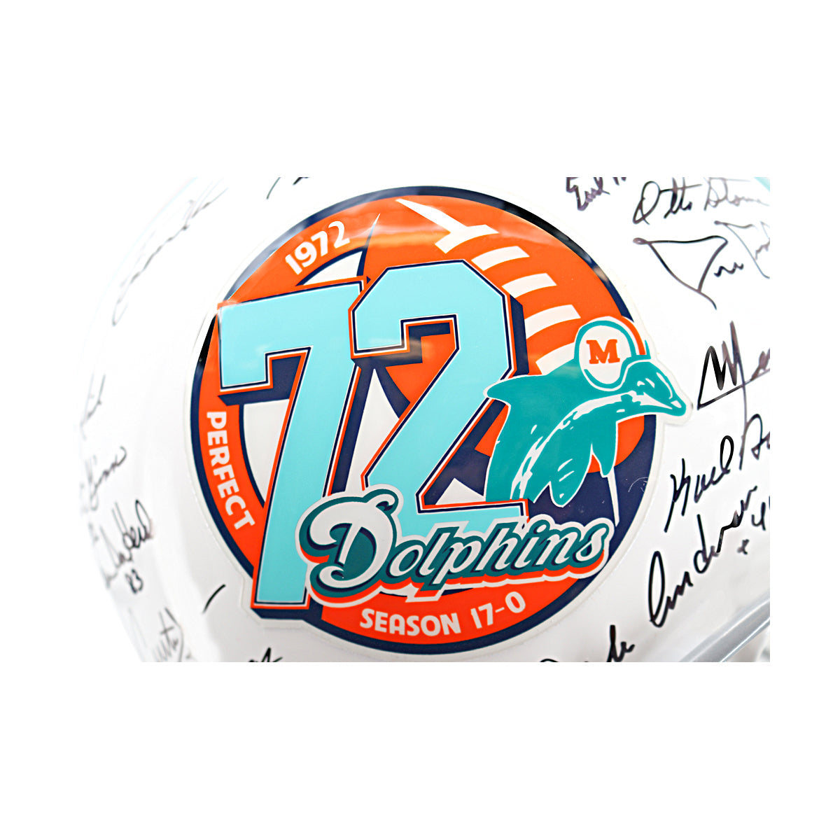 1972 Undefeated Miami Dolphins Multi Signed VSR-4 Proline Authentic He ...