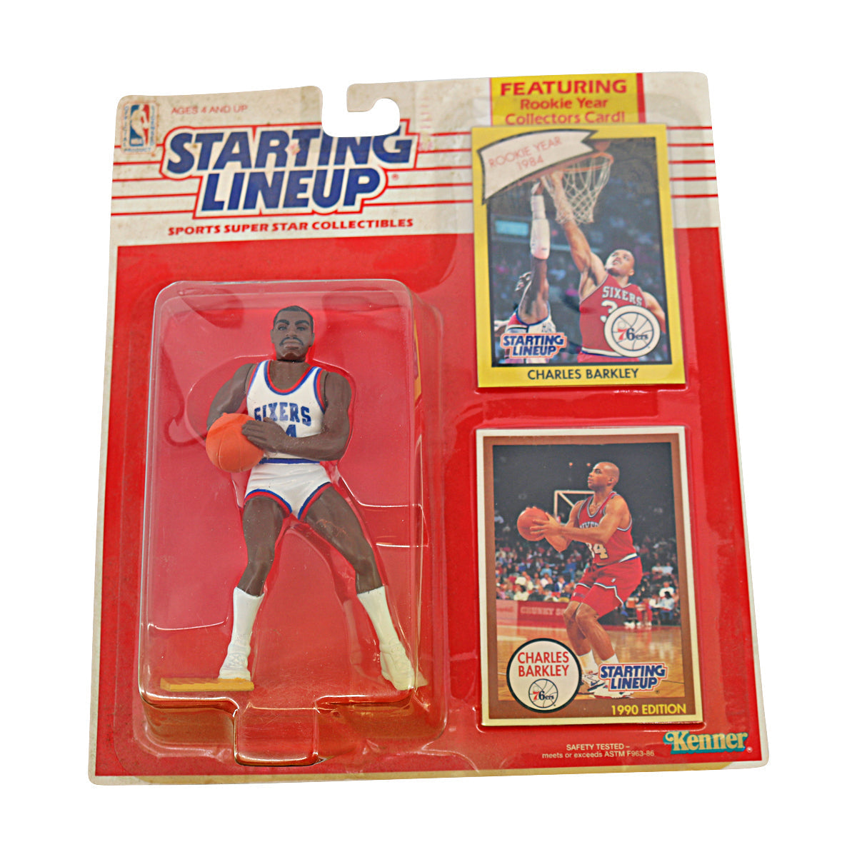 Charles Barkley Philadelphia 76ers 1990 NBA Starting Lineup Figures ...