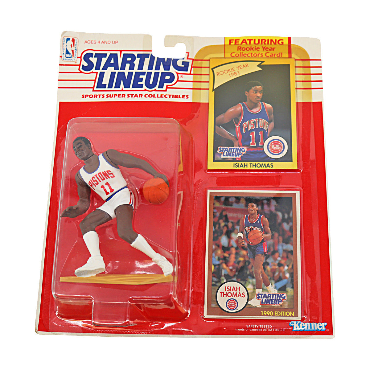 Isaiah Thomas Detroit Pistons 1990 NBA Starting Lineup Figures ...