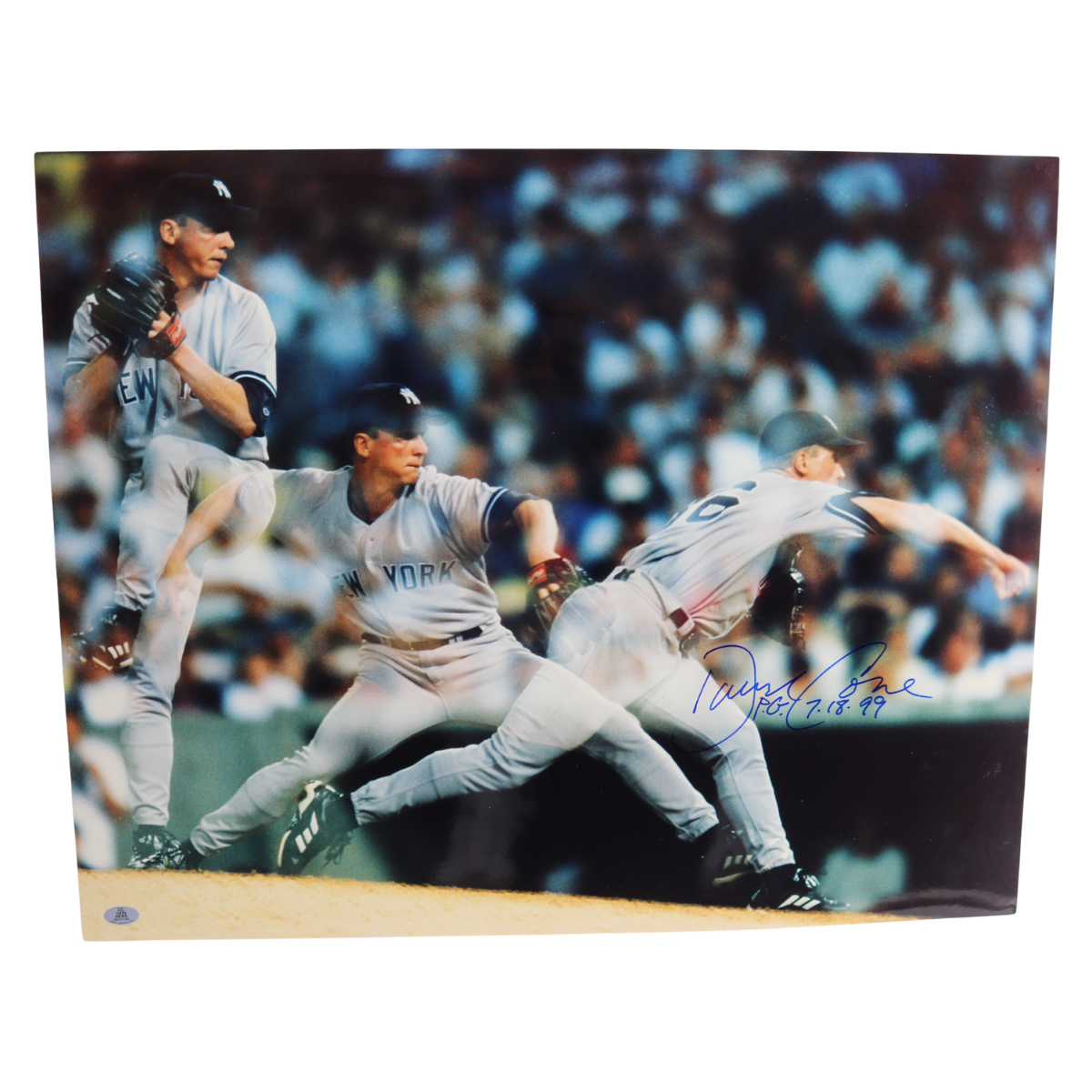 David Cone Autographed Signed Inscribed Steiner 16x20 Wish You Were He ...
