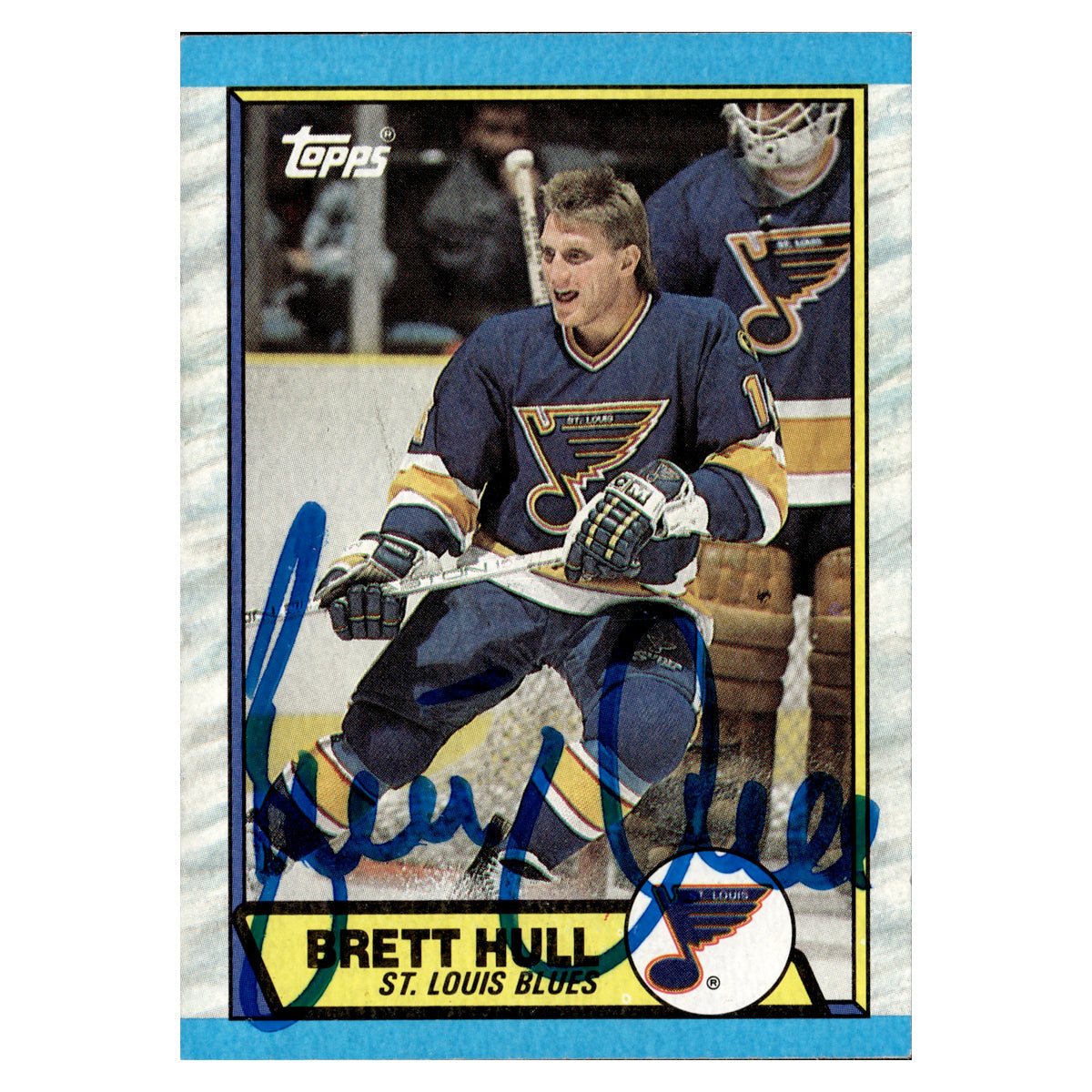 Brett Hull St. Louis Blues Autographed Signed 1989 Topps (JSA COA #CB9 ...