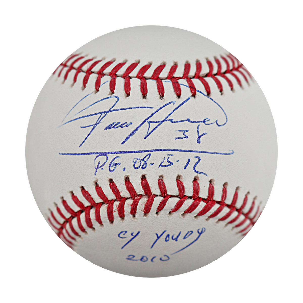 Felix Hernandez Seattle Mariners Autographed Inscribed OMLB Baseball J ...