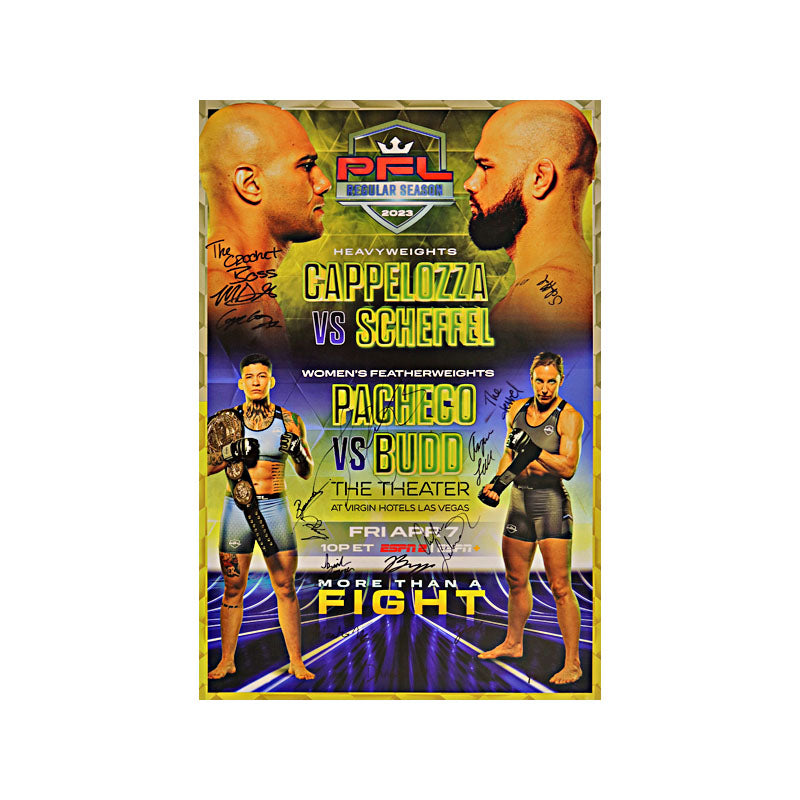 PFL 2 Autographed Event Poster From April 7th, 2023 In Las Vegas, NV ...