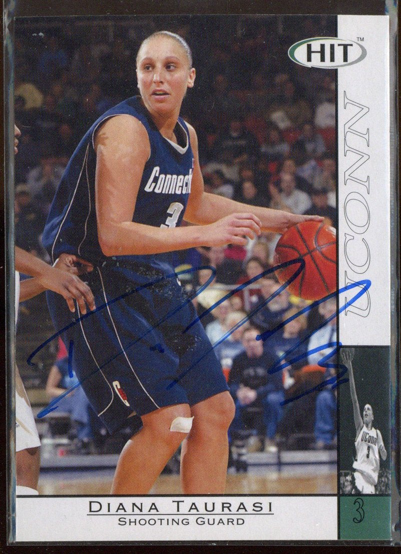 Diana Taurasi UConn Mercury Autographed Signed 2004 Rookie Sage HIT Ca ...