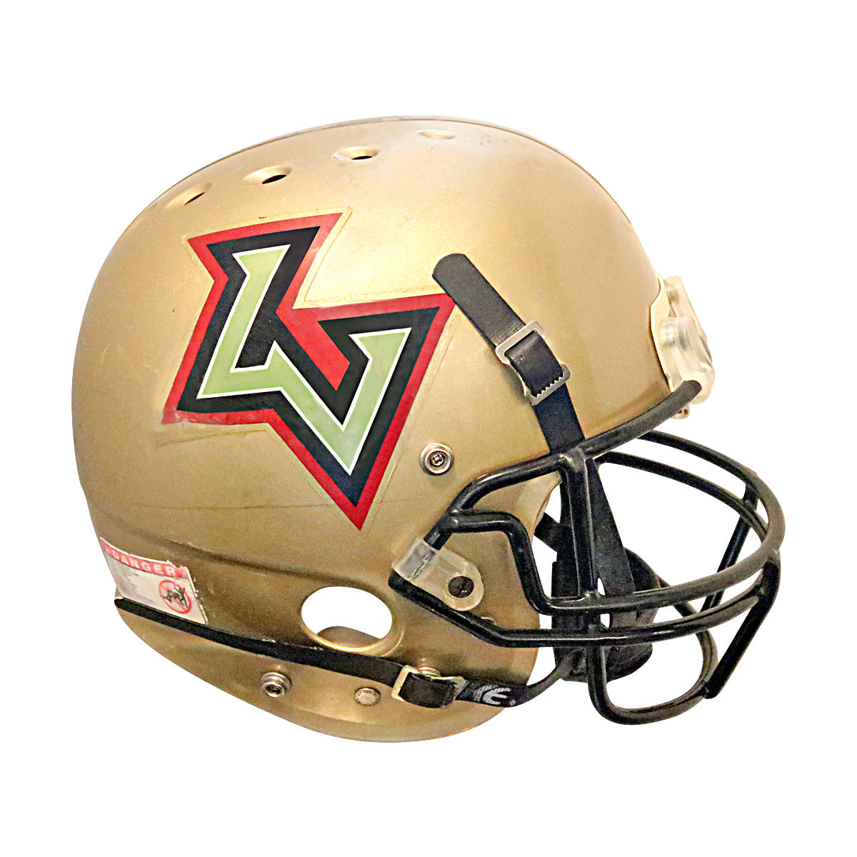 Brett Bech Las Vegas Outlaws 2001 XFL Game Used Helmet – CollectibleXchange