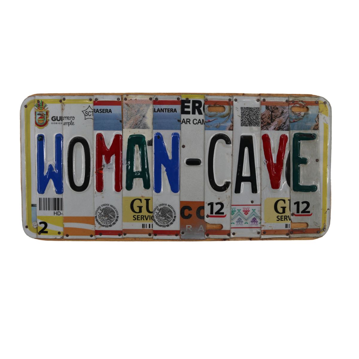 Woman Cave License Plate Sign – CollectibleXchange
