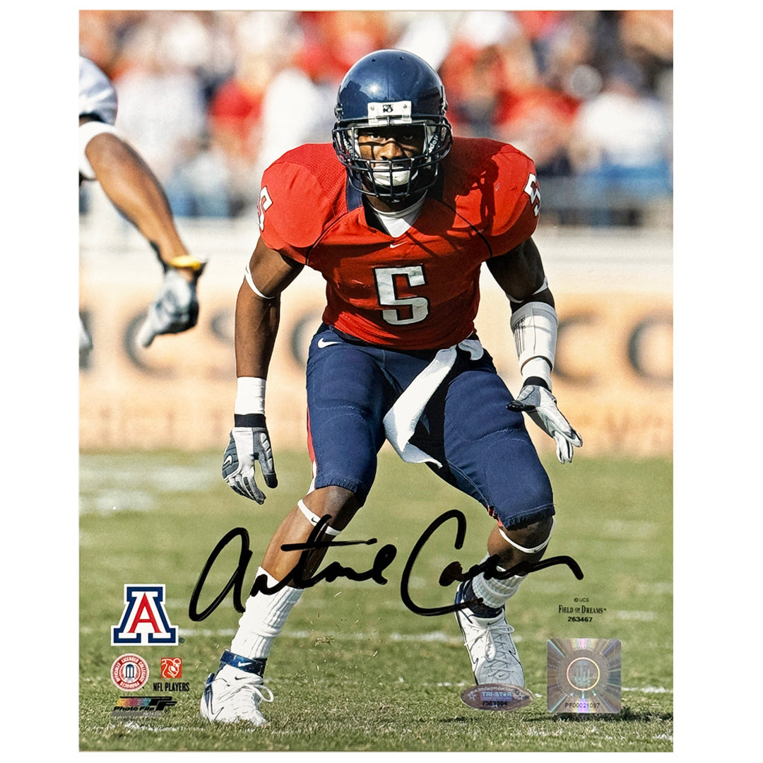 Antoine Cason Signed Arizona College Pose 1 Football 8x10 Photo (JSA ...