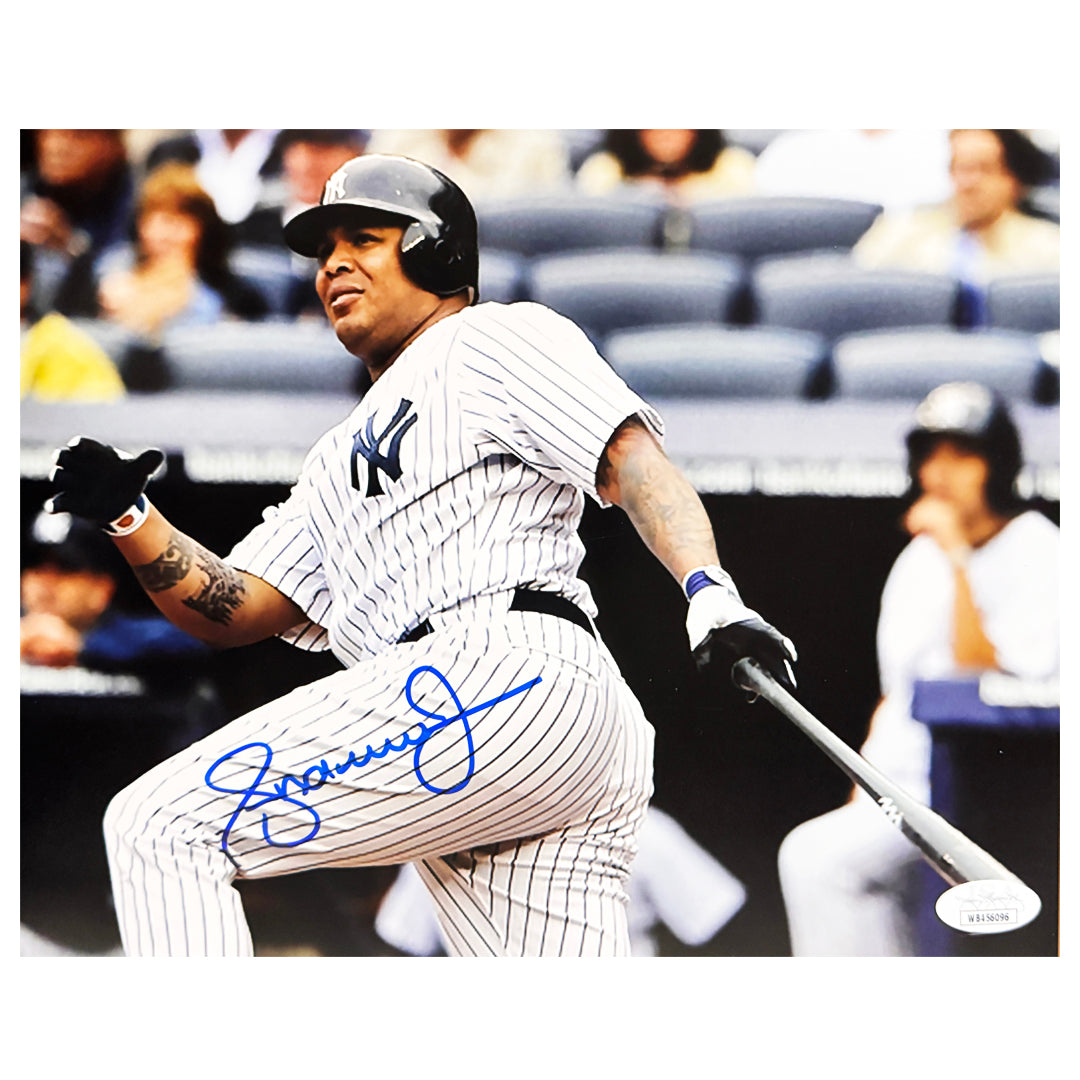 Andruw Jones Signed New York Pose 6 Baseball 8x10 Photo (JSA ...