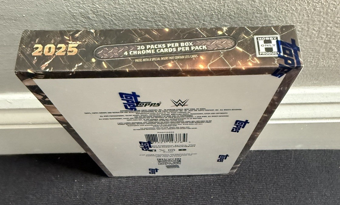 2025 Topps Chrome Mint WWE X Cactus Jack Wrestling Sealed Hobby Box Tr ...