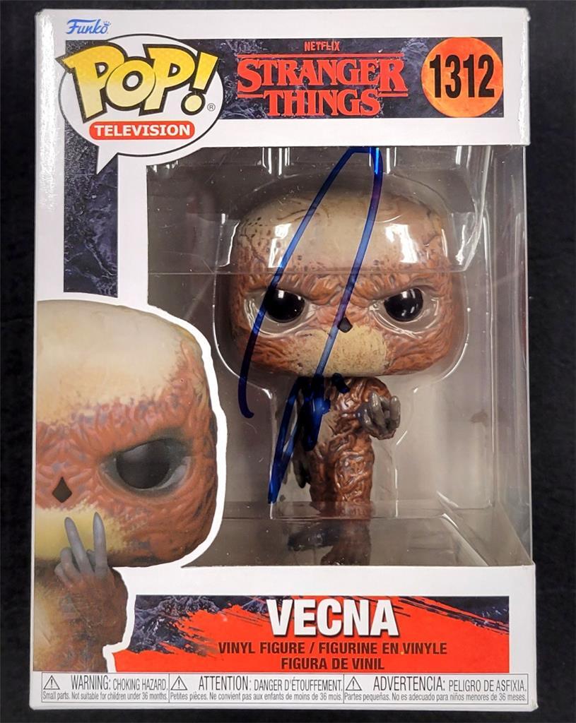 Jamie Campbell Bower signed Stranger Things Vecna Funko Pop autograph ...