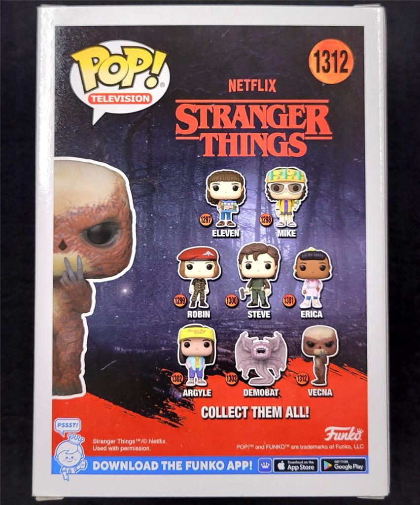 Jamie Campbell Bower signed Stranger Things Vecna Funko Pop autograph ...