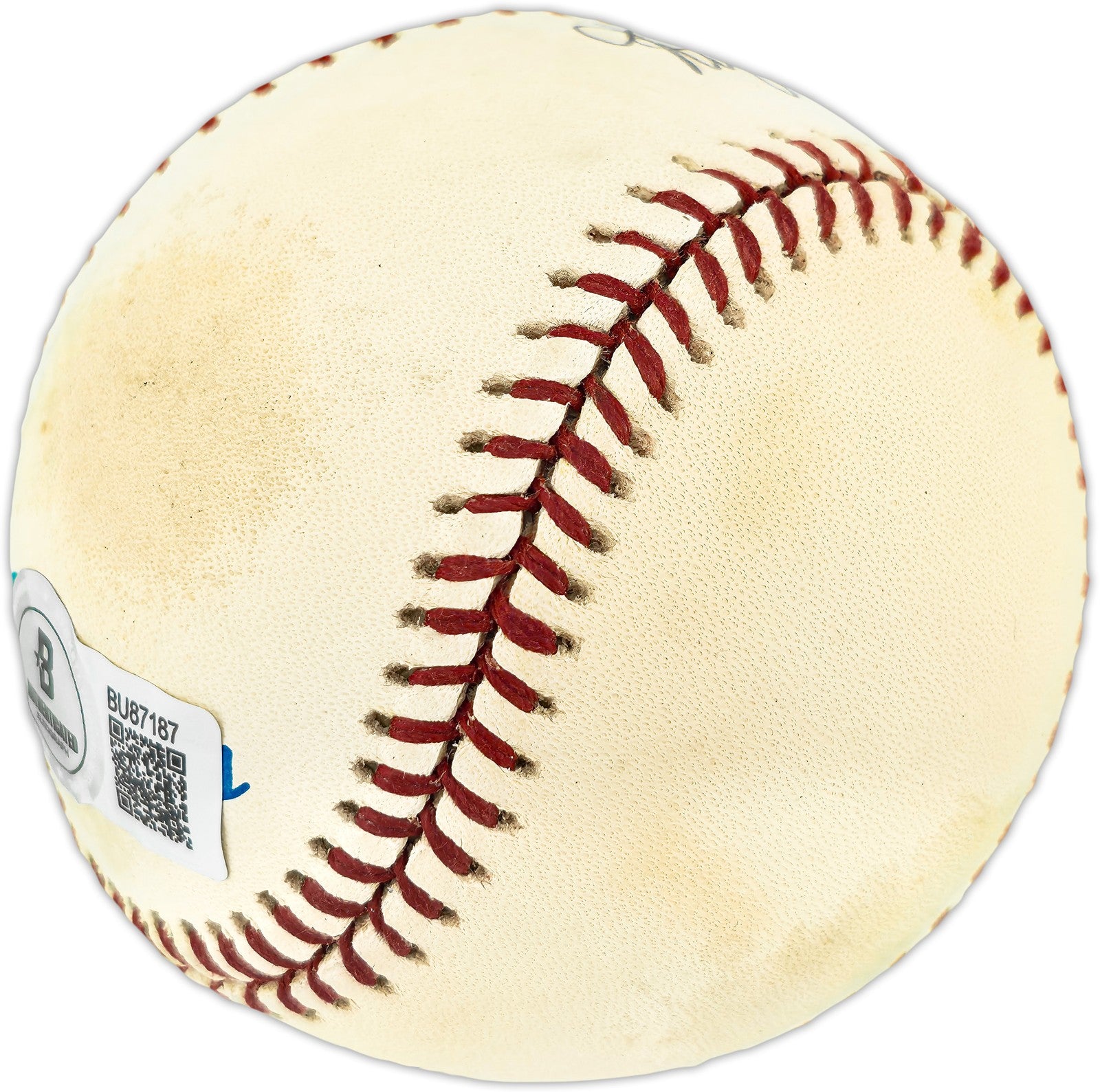 Rudy May Auto Signed AL Baseball New York Yankees " #45" (Smudged) Bec ...