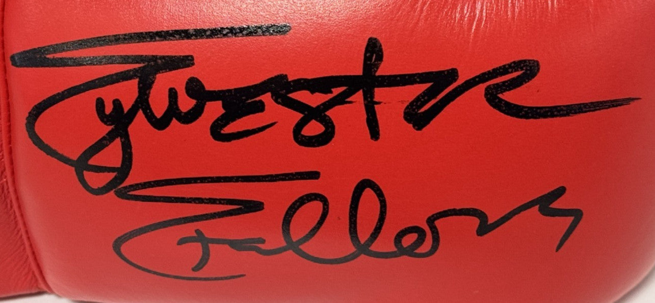 Sylvester Stallone Signed Tuf Wear Red Boxing Glove Auto ASI COA Rocky ...