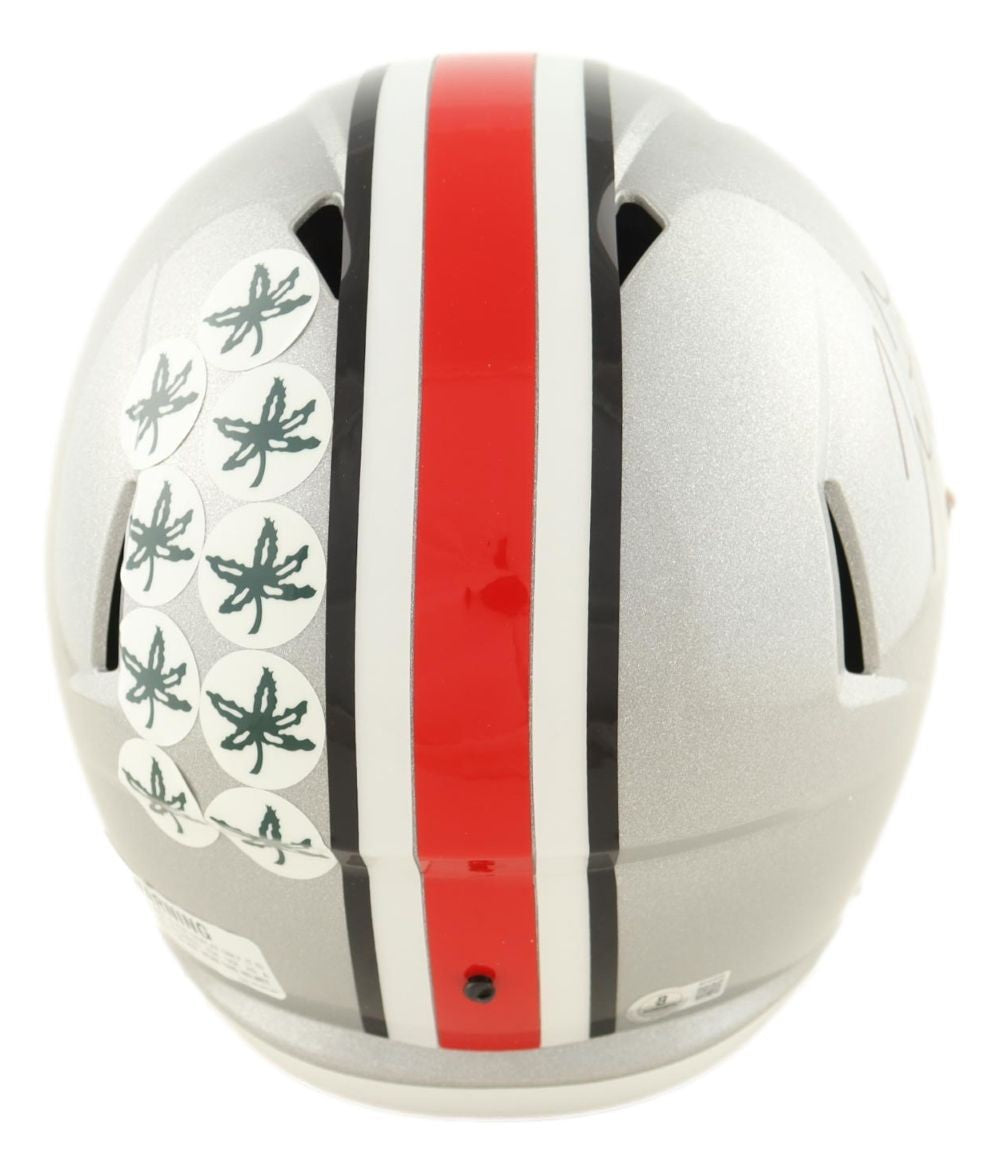 Justin Fields Signed Ohio State Buckeyes Full Size Replica Speed Helme ...