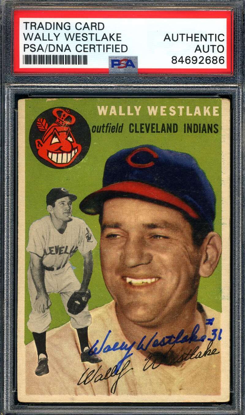 Wally Westlake PSA DNA Signed 1954 Topps Autograph – CollectibleXchange