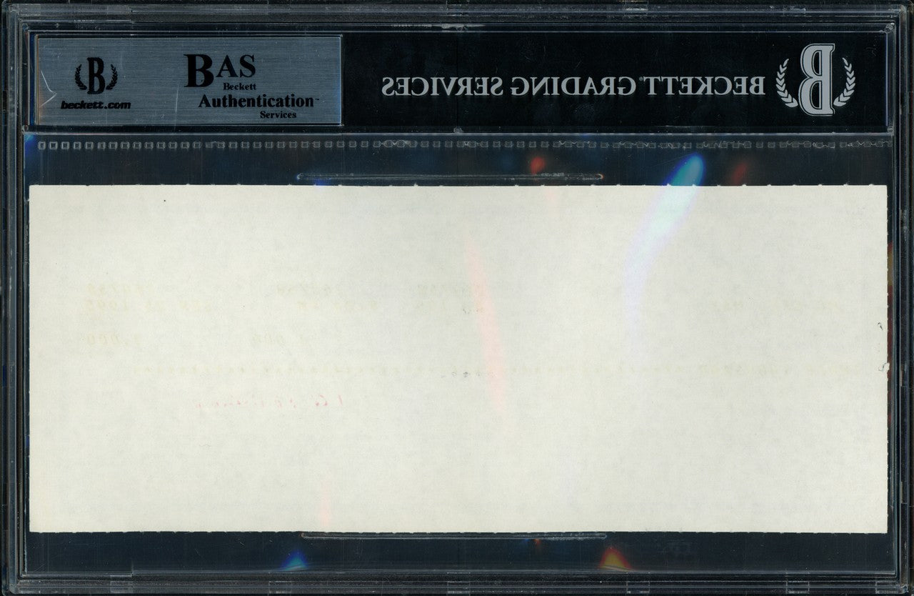 Max McGee Autographed Signed 3.5x8.5 Check Green Bay Packers Beckett B ...