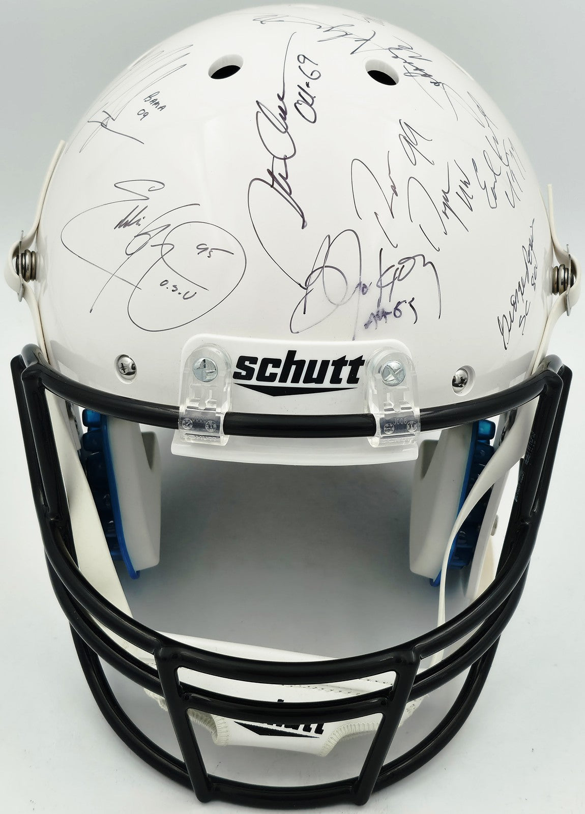 College Heisman Winners Auto White Full Size Schutt Helmet 24 Sigs Bar ...