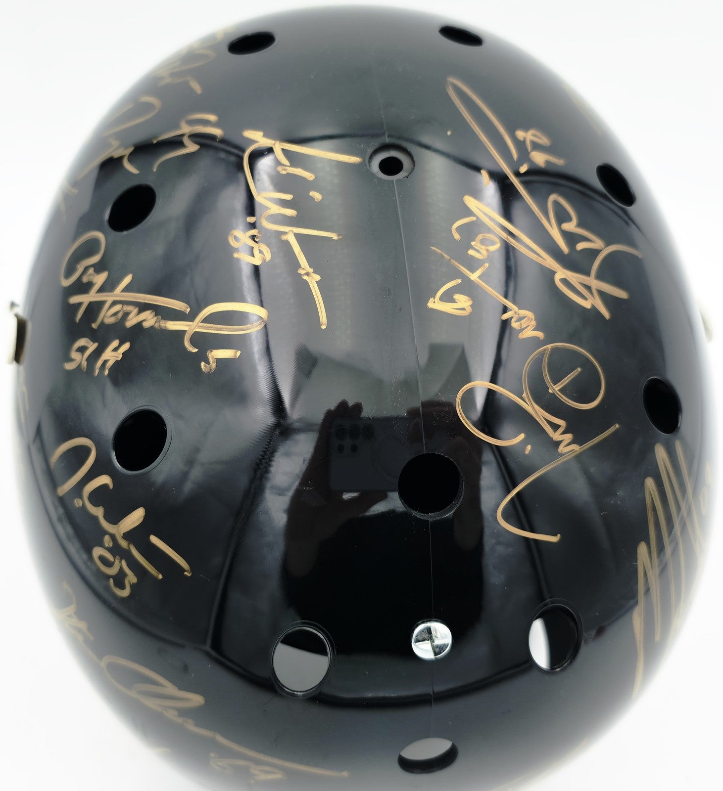 College Heisman Winners Auto Black Full Size Schutt Helmet 23 Sigs Bar ...