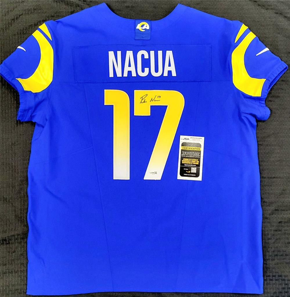 Puka Nacua signed Los Angeles Rams Jersey autograph ~ JSA ...