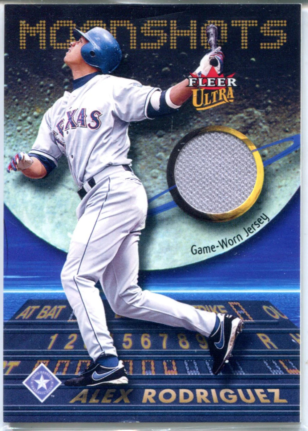 Alex Rodriguez 2003 Fleer Ultra Moonshots Game-Worn Jersey Card ...