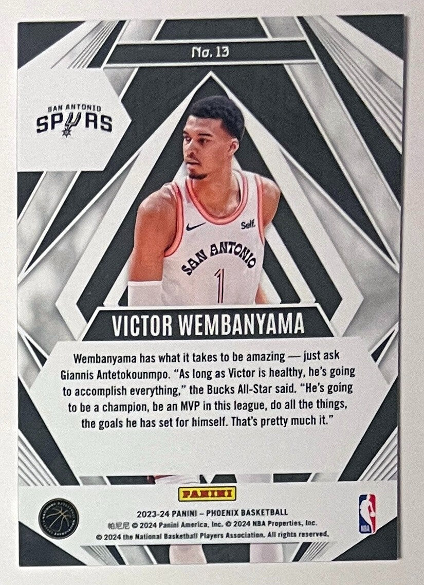 Victor Wembanyama 2023-24 Panini Phoenix Paragon Rookie Card (RC) #13 ...
