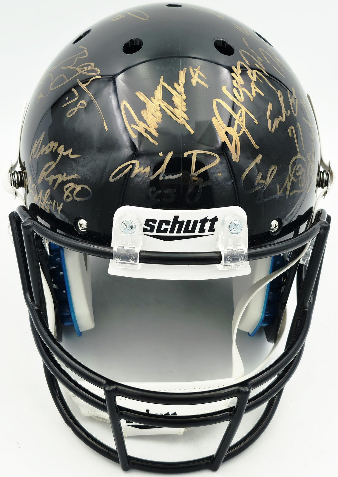 College Heisman Winners Auto Black Full Size Schutt Helmet 23 Sigs Bar ...