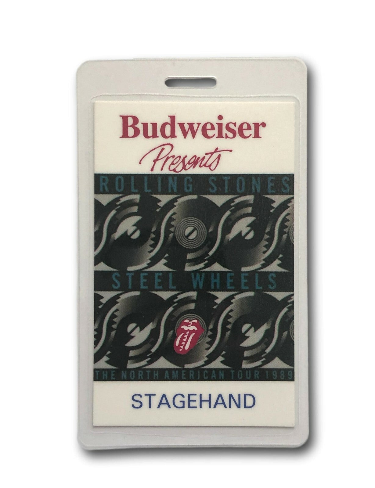 Rolling Stones Steel Wheels 1989 Tour Authentic Concert Stagehand Back ...
