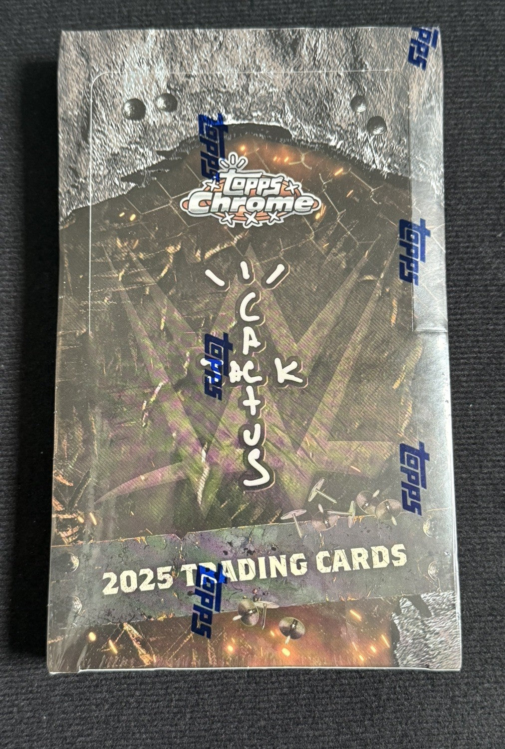 2025 Topps Chrome Mint WWE X Cactus Jack Wrestling Sealed Hobby Box Tr ...
