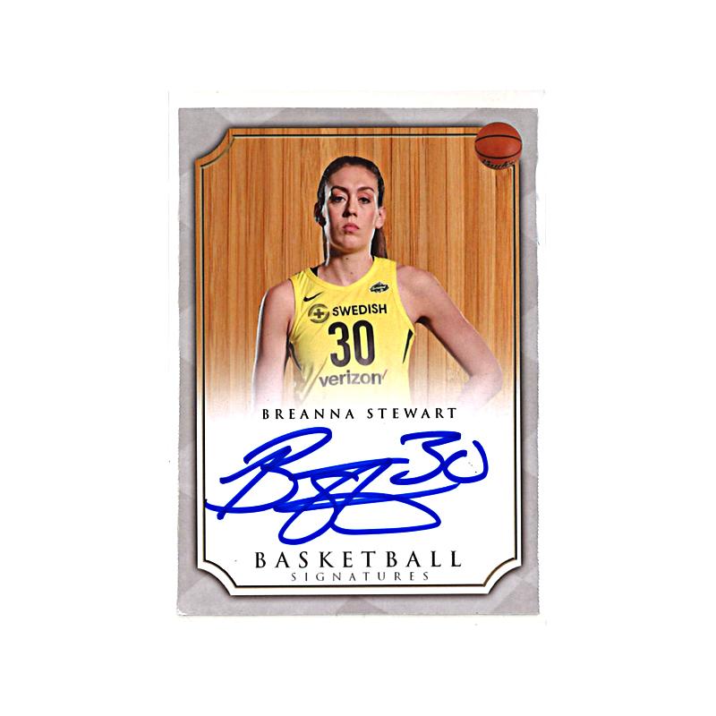 Breanna Stewart Seattle Storm Autographed Basketball Signatures Tradin ...