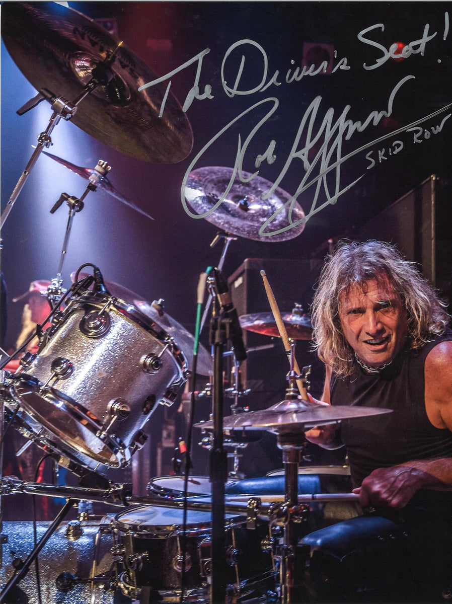Rob Affuso "Skid Row" Autographed and Inscribed "The Drivers Seat" 11x ...