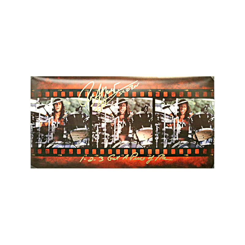 Rob Affuso "Skid Row" Autographed and Inscribed "1-2-3 Get A Piece of ...